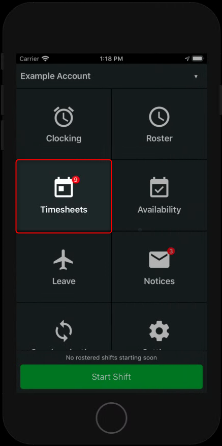 Mobile App | Timesheets – easyemployer support