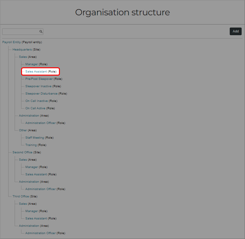 Org Structure | Cost Centre Codes – easyemployer support