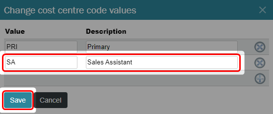 Org Structure | Cost Centre Codes – easyemployer support
