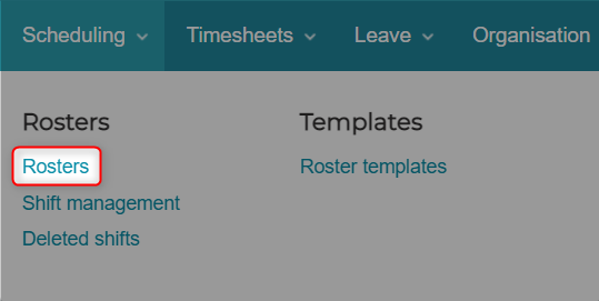 Rosters | Mark as Ready To Be Published – easyemployer support